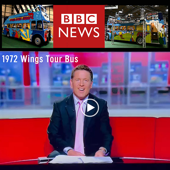 BBC News Report On 1972 Wings Tour Bus - 1972wingstourbus.com